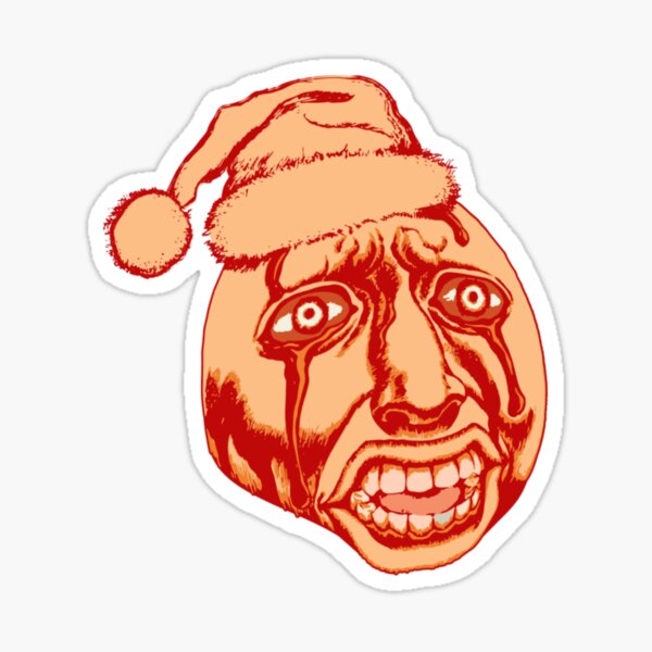 "Santa Behelit Christmas Anime Vintage Retro Art " Sticker for Sale by ...
