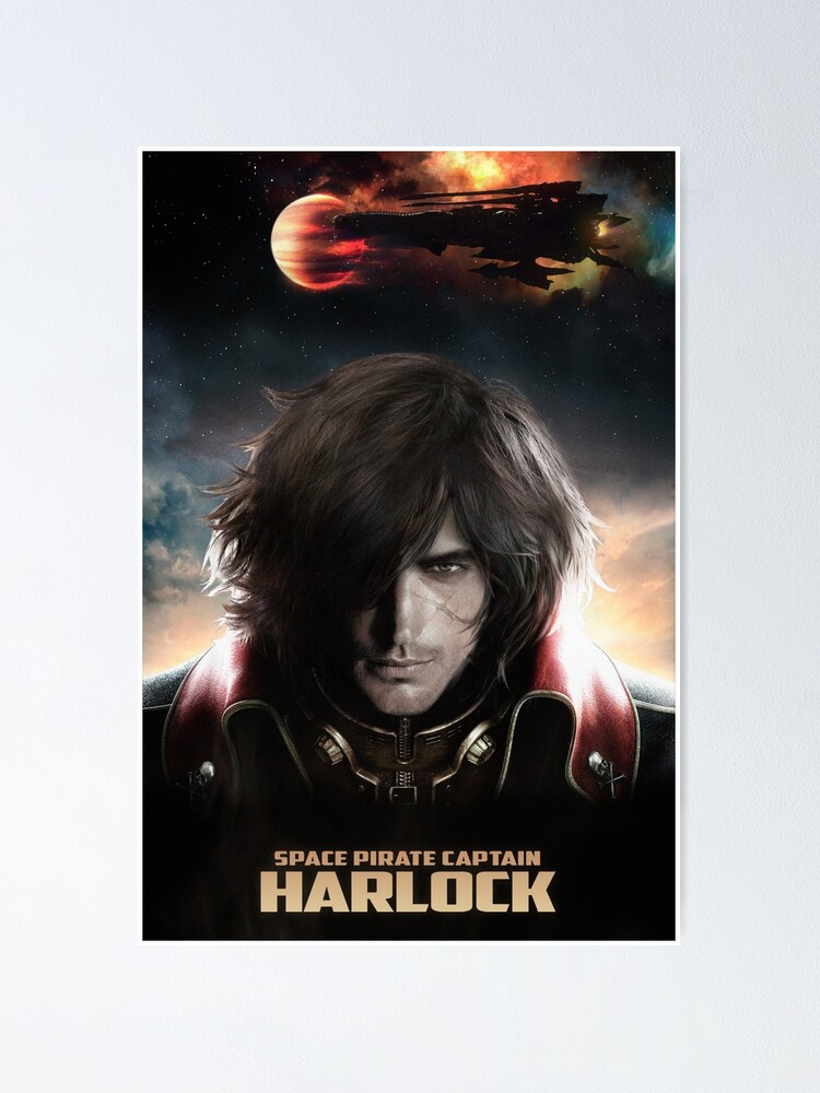 "Captain Harlock Poster Poster" Poster by grievity | Redbubble