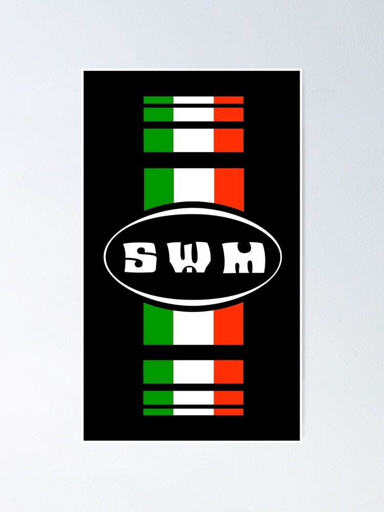 "Itaila SWM motorcycles" Poster for Sale by DBnation | Redbubble