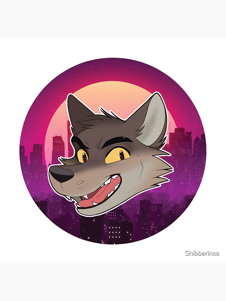 "Mr. Wolf Sticker/badge - Bad Guys" Pin by Shibberinos | Redbubble