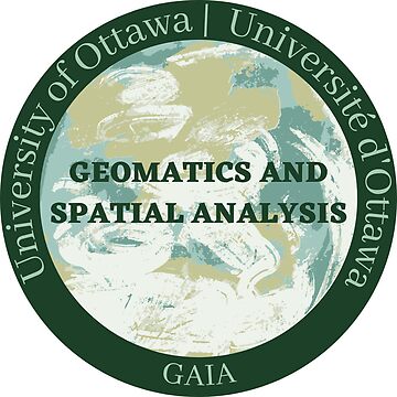 "Geomatics and Spatial Analysis GAIA Earth Logo" Sticker for Sale by ...