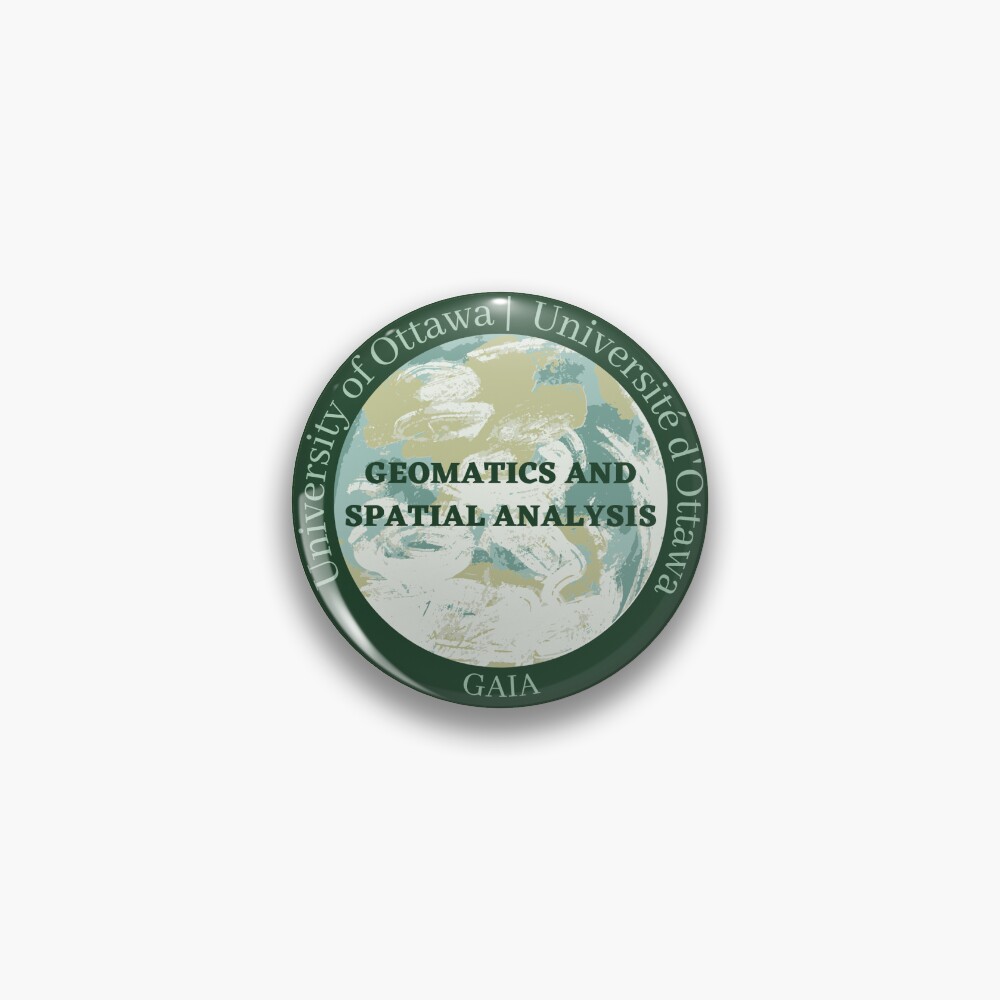 "Geomatics and Spatial Analysis GAIA Earth Logo" Sticker for Sale by ...