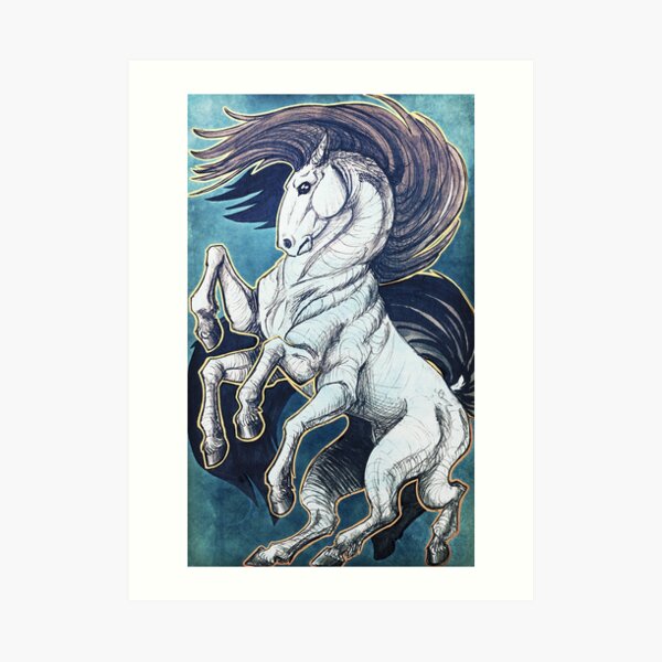 "Sleipnir" Art Print for Sale by amandablatch | Redbubble