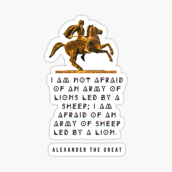 "alexander the great" Sticker for Sale by artbleed | Redbubble