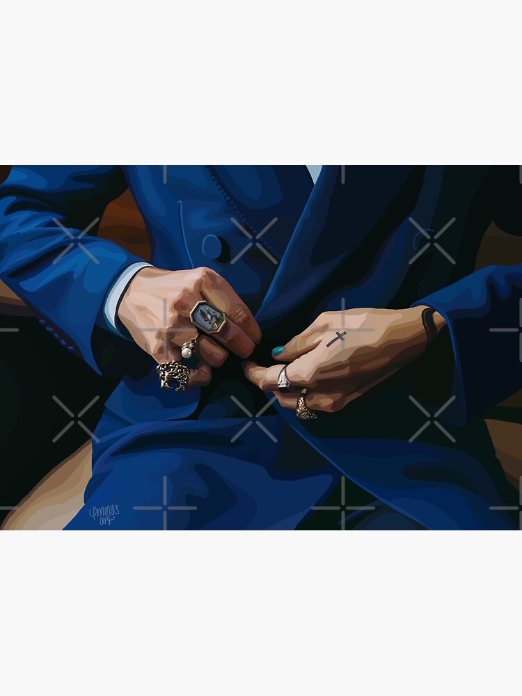 "manly harry" Sticker for Sale by YimmysArt | Redbubble