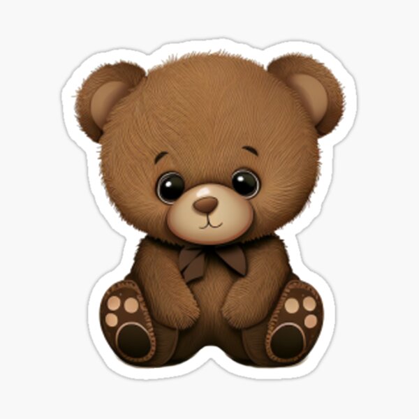 "Cute Teddy Bear" Sticker for Sale by TheBestStore | Redbubble