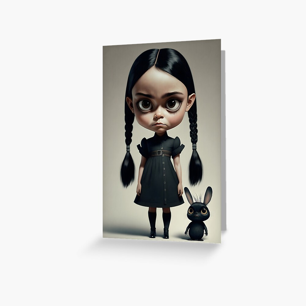 "Wednesday Addams, Ai-Generated Art, Netflix, Netflix Fun Art, Addams ...
