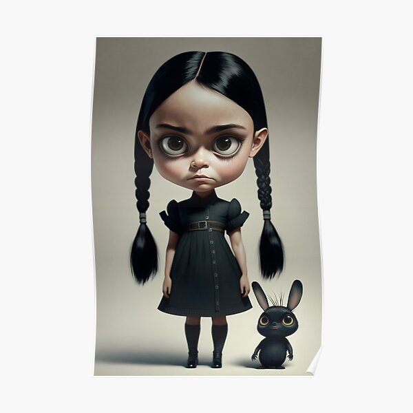 "Wednesday Addams, Ai-Generated Art, Netflix, Netflix Fun Art, Addams ...