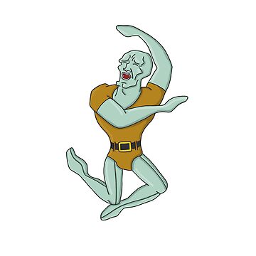 "Handsom Squidward " Sticker for Sale by fatma13qallaf | Redbubble