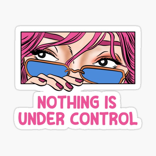 "Cyberpunk_Nothing is under control" Sticker for Sale by Infinirish ...