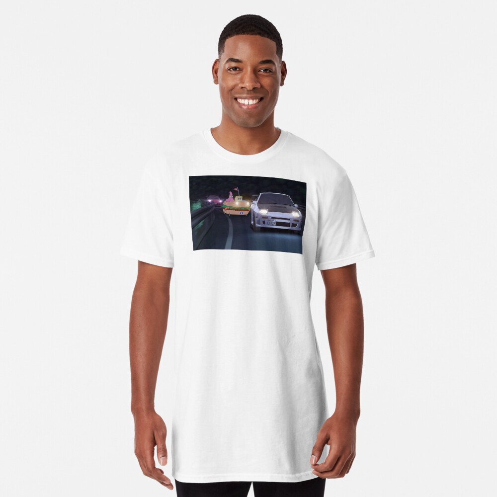 "Spongebob initial d" Sticker for Sale by joseanimates | Redbubble