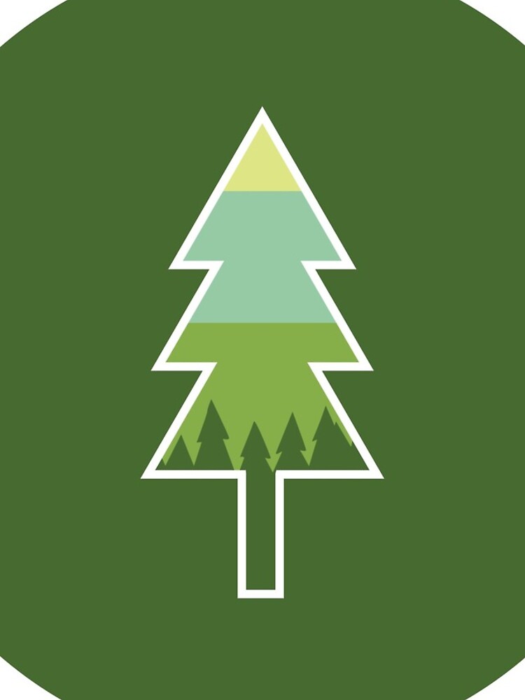 "Pacific Northwest (tree outline)" iPhone Case for Sale by jpforrest ...