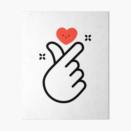 "Korean Finger Heart Gifts for Her, K Pop Lover, Korean Finger Heart ...