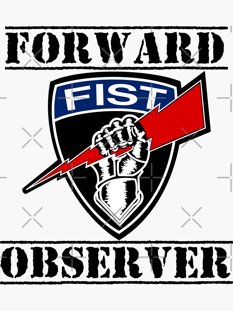 "Forward Observer" Sticker for Sale by SoupSandwitch | Redbubble
