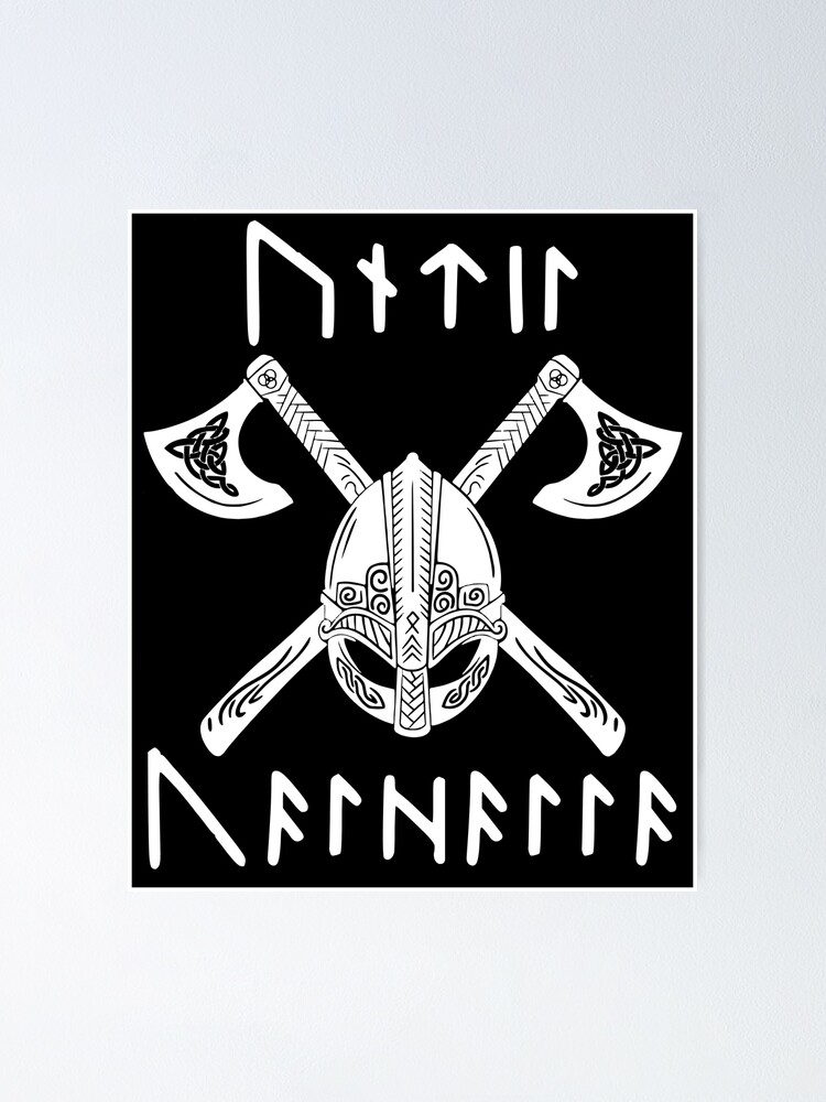 "Until Valhalla - Until Valhalla in Norse" Poster for Sale by Georgy09 ...