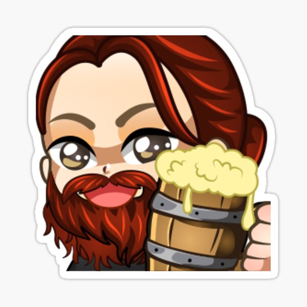"Freyr - Cheers" Sticker for Sale by DivergentDice | Redbubble