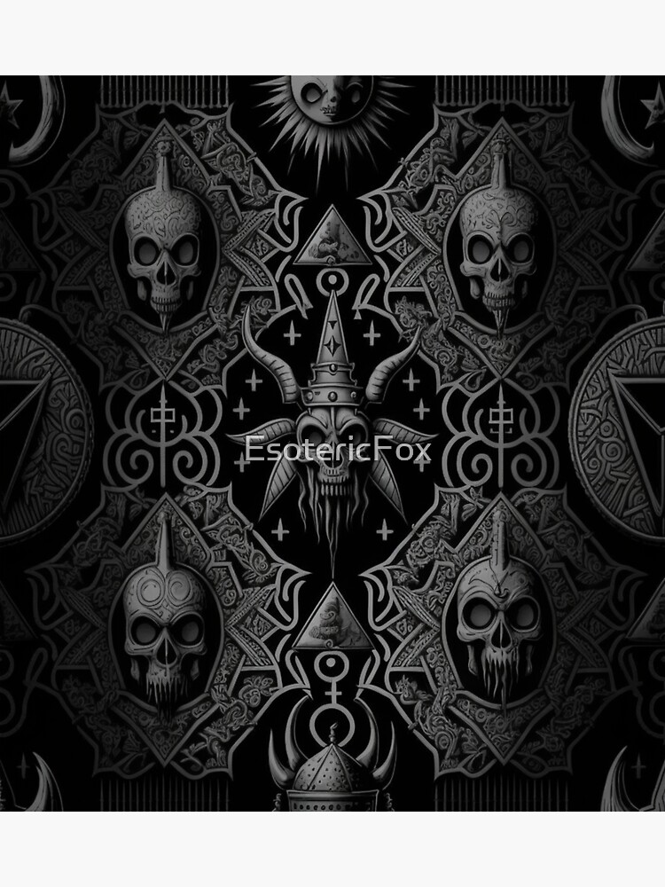 "Mysterious, esoteric occult gothic design" Sticker for Sale by ...