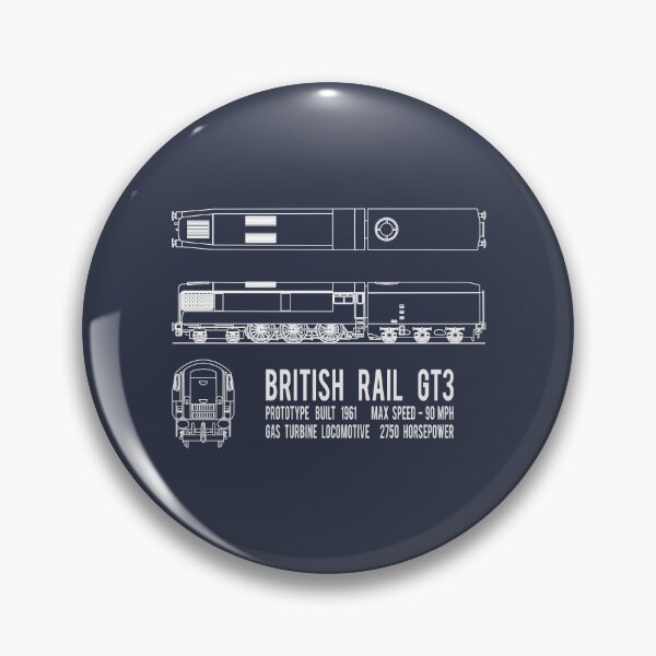 "British Rail GT3 Prototype Gas Turbine Locomotive Train Blueprint ...