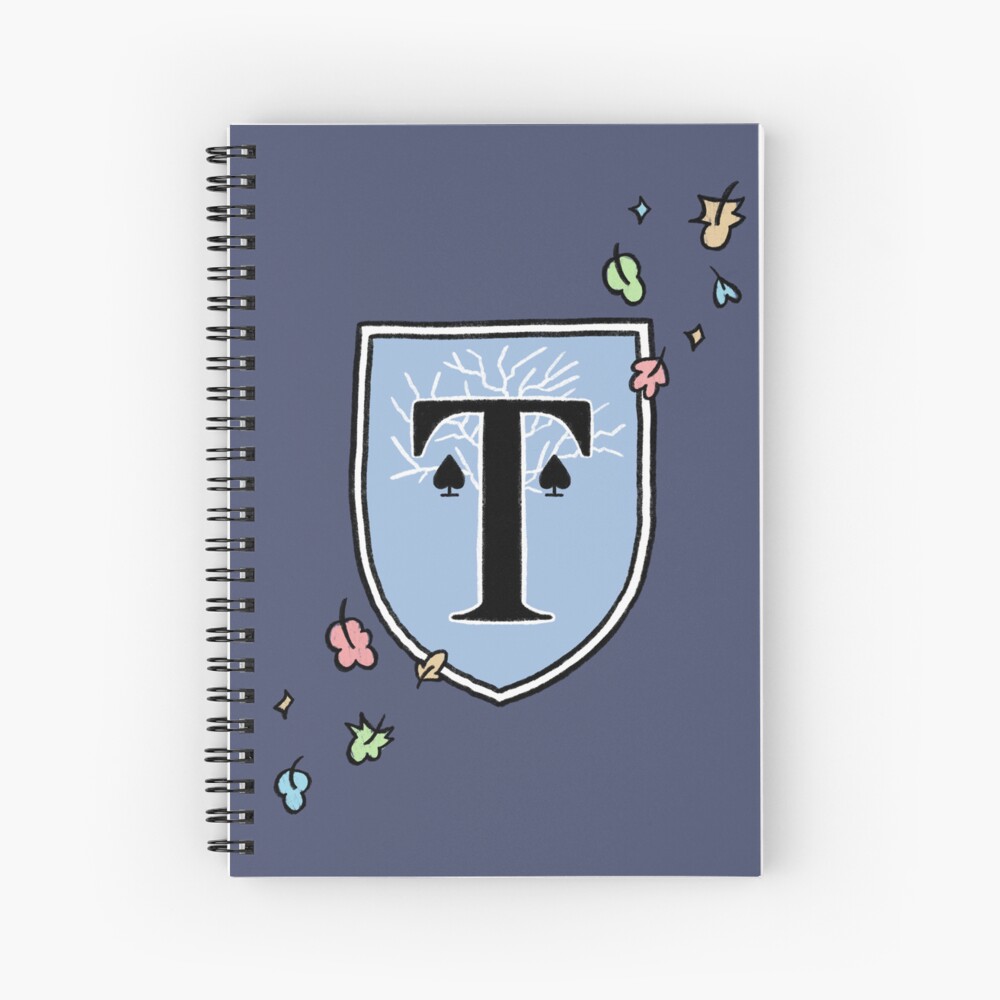 "Heartstopper Truham Grammar School Leaves Logo" Spiral Notebook for ...
