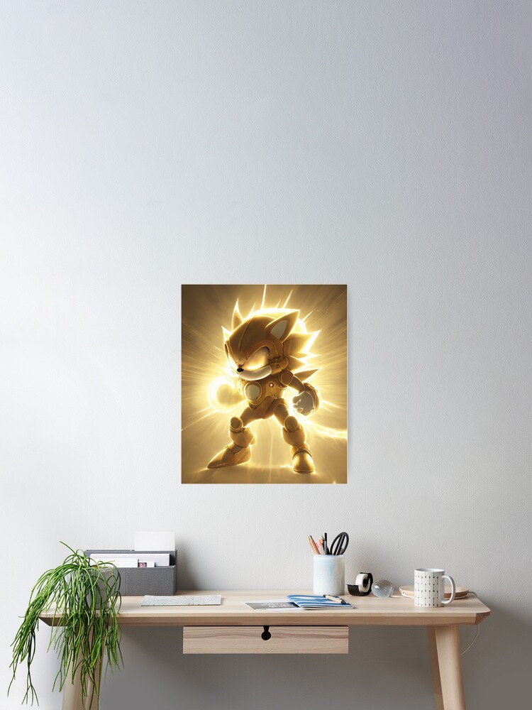 "Armored Super Sonic" Poster for Sale by RoboDavinci | Redbubble