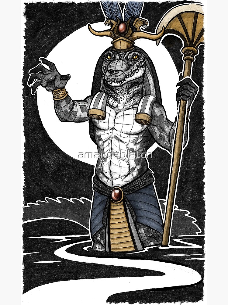 "Sobek" Art Print for Sale by amandablatch | Redbubble