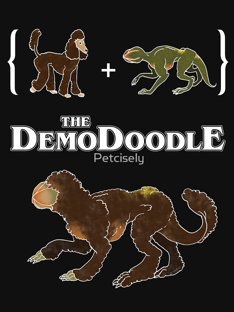 "Stranger things, Demo dog mix with poodle is DemoDood" T-shirt by ...