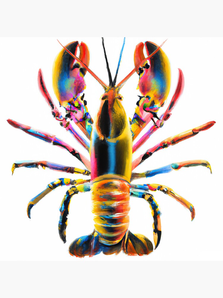 "Lobster, in Rainbow Color" Sticker for Sale by phillipbooth | Redbubble