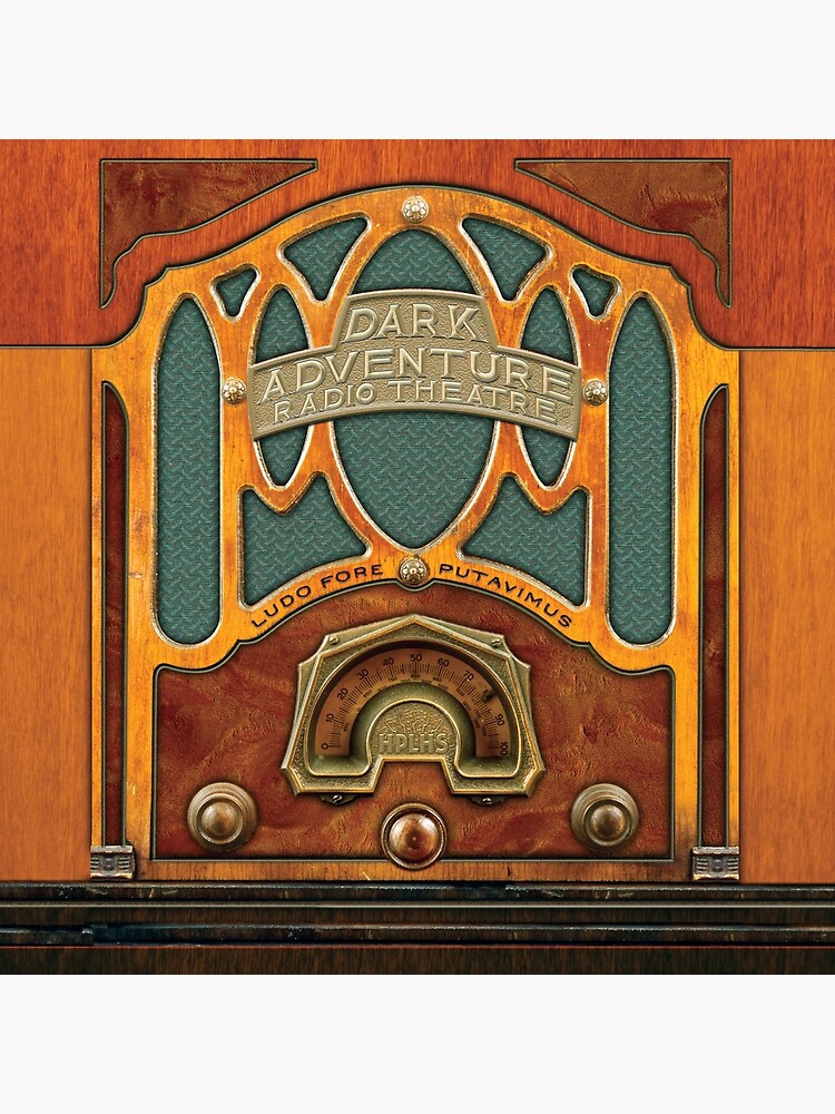 "Dark Adventure Radio Theatre® cabinet" Poster for Sale by HPLHS ...