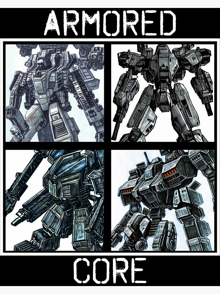 "ARMORED CORE 2" Poster for Sale by silence28 | Redbubble