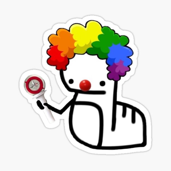 "Stay Clown Doodle Stray Kids" Sticker for Sale by xmbience | Redbubble