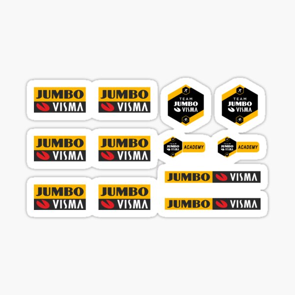 "Team Jumbo Visma Pro Cycling Team uci world tour 2023" Sticker for ...
