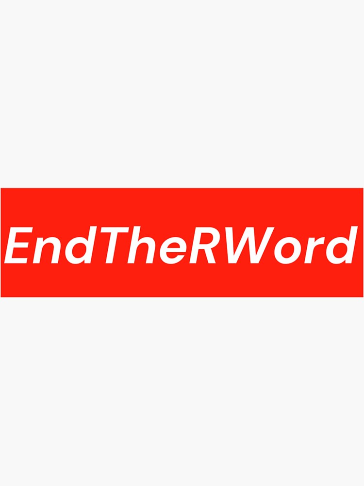 "End The R Word Tee Disability Equality Kindness SPED138" Sticker for ...