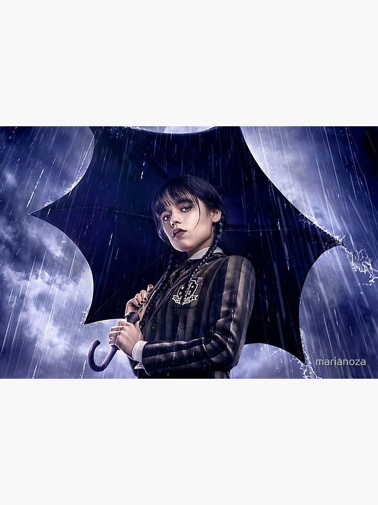 Pegatina «¡Merlina! ¡Netflix! hermosa portada!» de marianoza | Redbubble