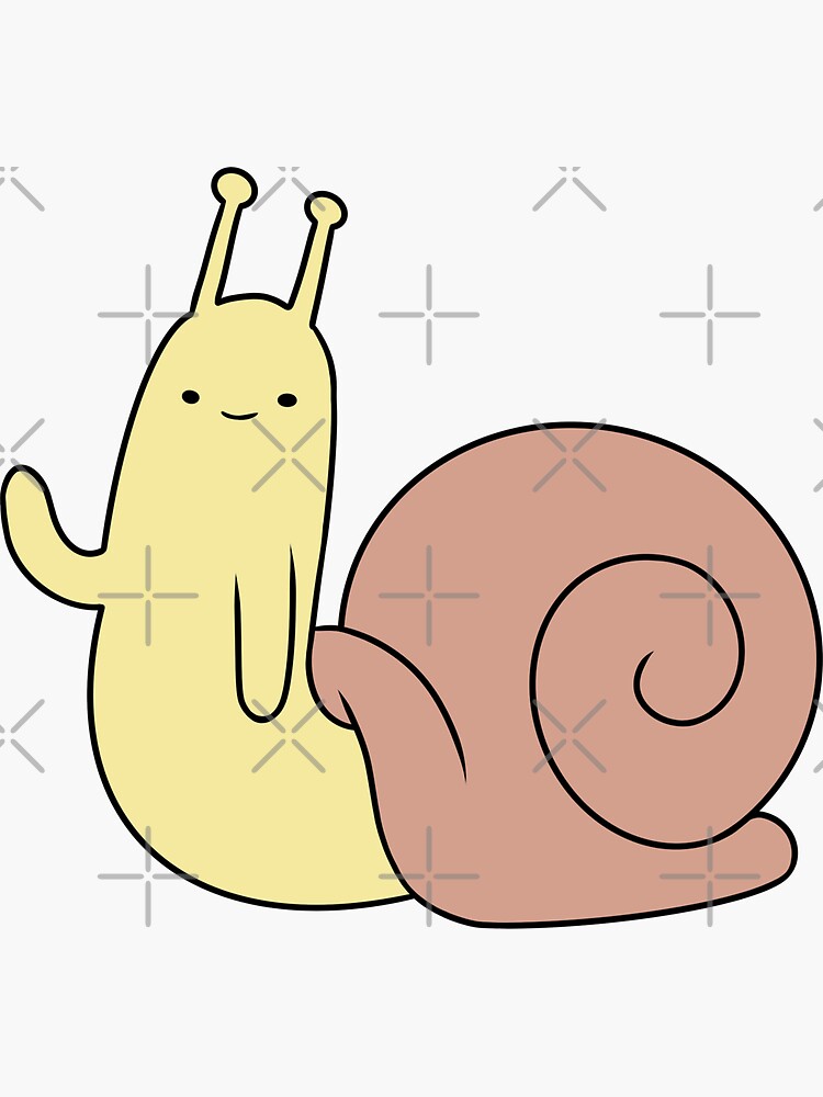 "Waving Snail" Sticker for Sale by lexiecharmz | Redbubble