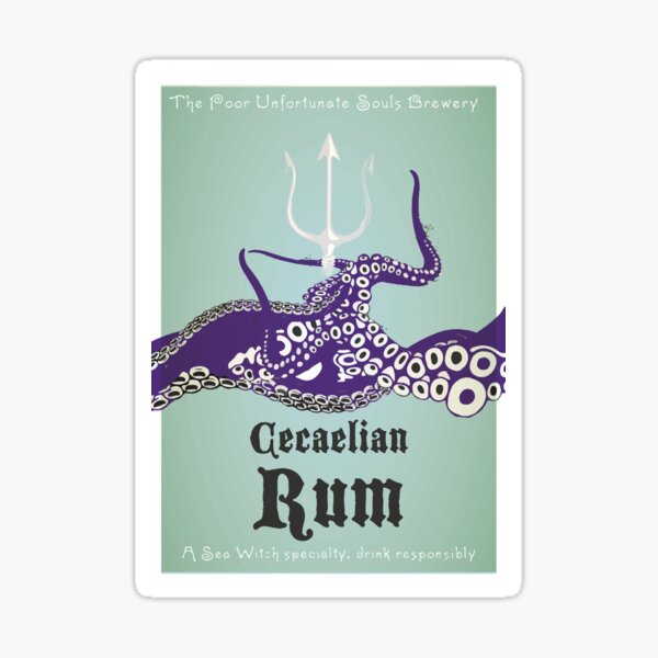 "Cecaelian Rum" Sticker for Sale by saschart | Redbubble