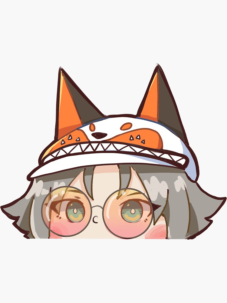 "Nijisanji En- Mysta Rias Peeker Sticker" Sticker for Sale by Miaouzer ...