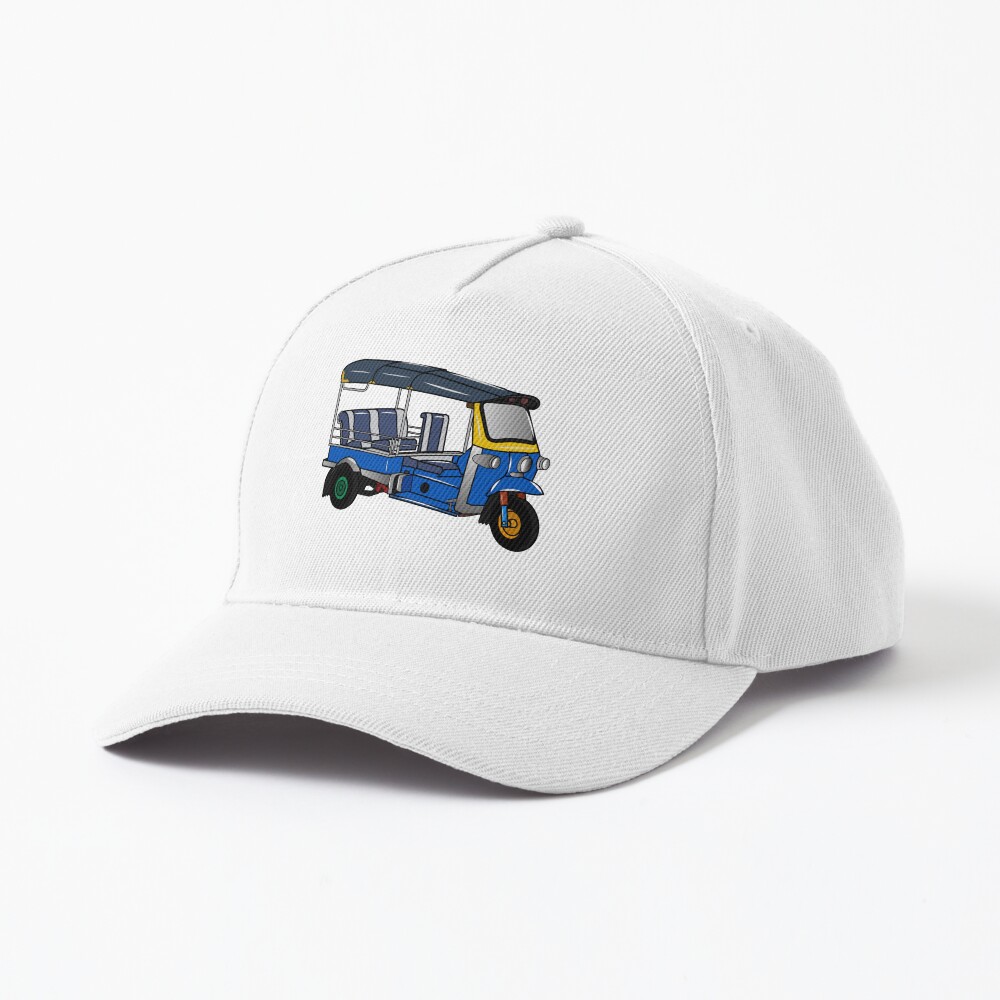 "Tuk tuk cartoon illustration" Sticker for Sale by Misscartoon | Redbubble