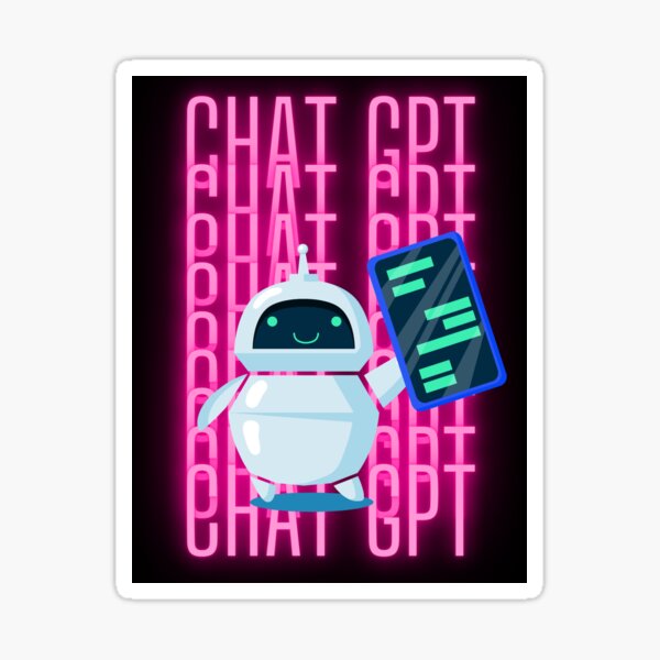 "Unleash the Power of ChatGPT" Sticker for Sale by DR-DEMON | Redbubble