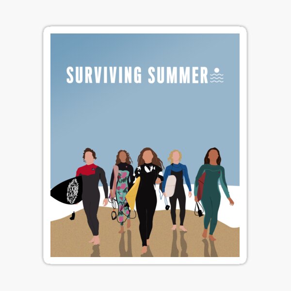 "Surviving Summer" Sticker for Sale by leticiaduranes | Redbubble