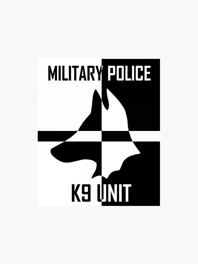 "Military Police K-9" Sticker for Sale by Workingdogs | Redbubble