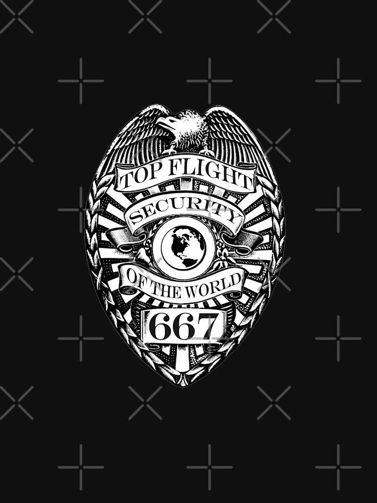 "top flight security of the world badge" T-shirt for Sale by JTK667 ...