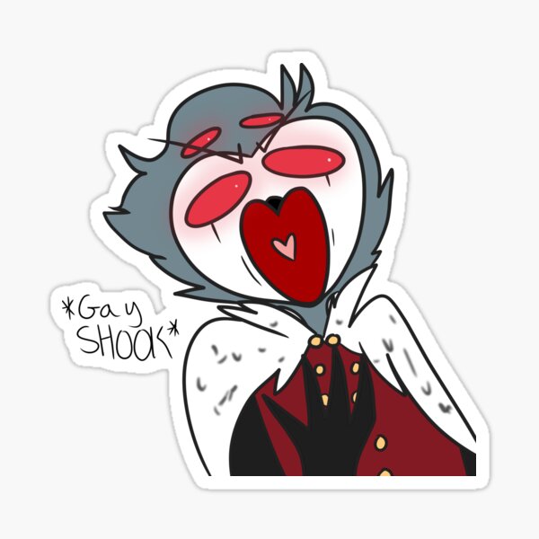 "Shook Stolas" Sticker for Sale by SadPlushie | Redbubble