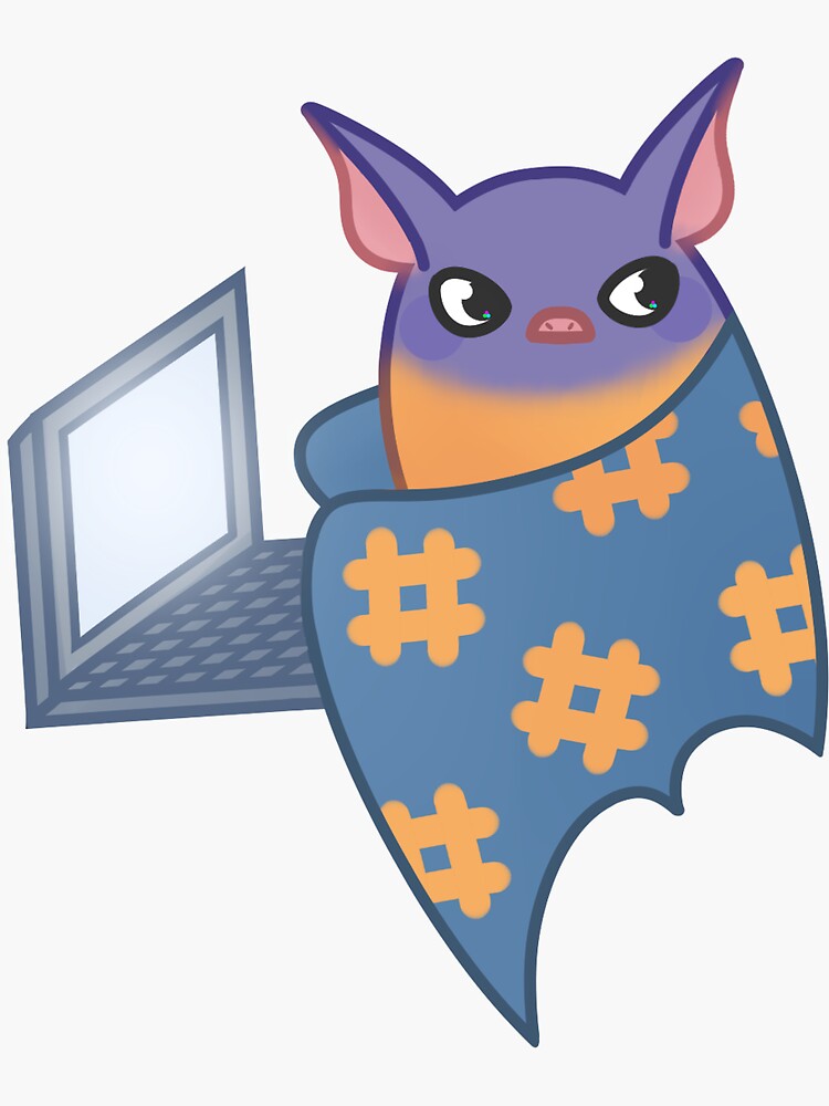 "hidabat" Sticker for Sale by lasiurus | Redbubble