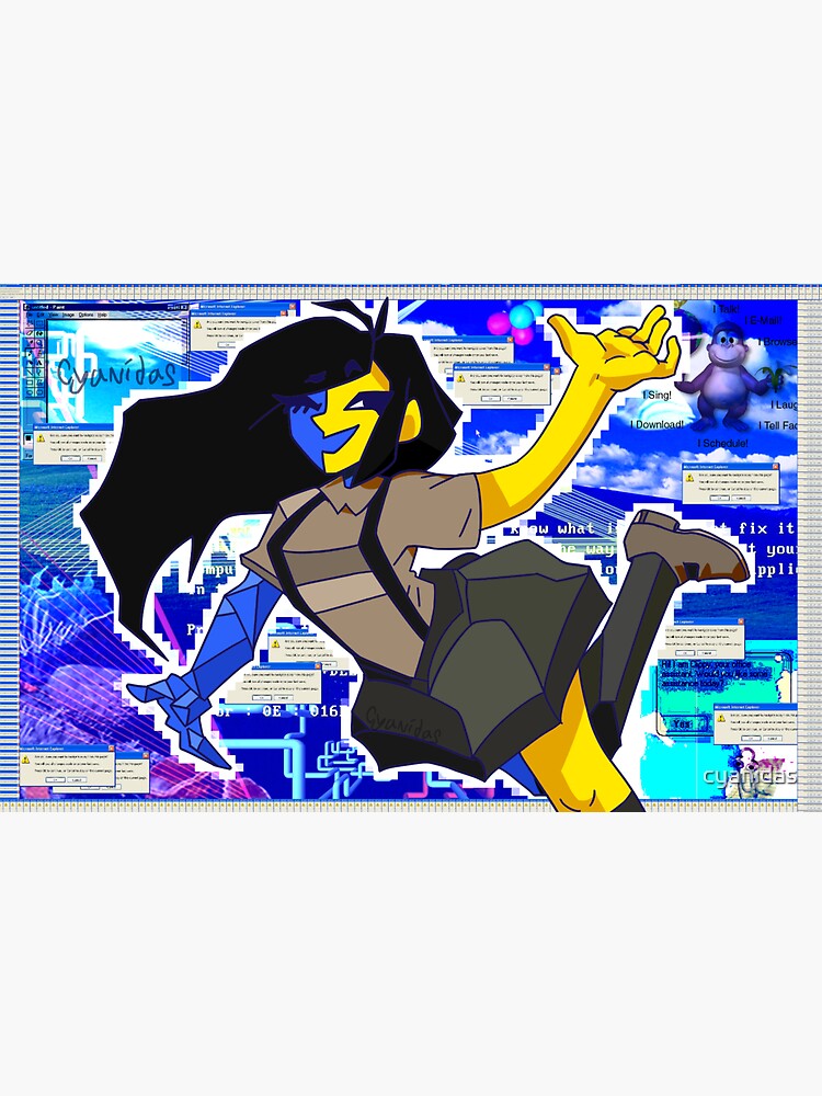 "ENA: Maxxed Out design" Sticker for Sale by cyanidas | Redbubble