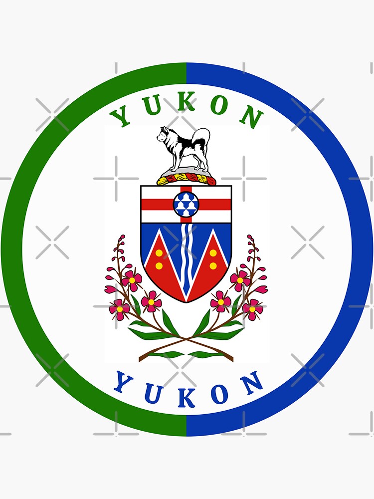 "Canadian Territory of Yukon" Sticker for Sale by FedSherDesign | Redbubble