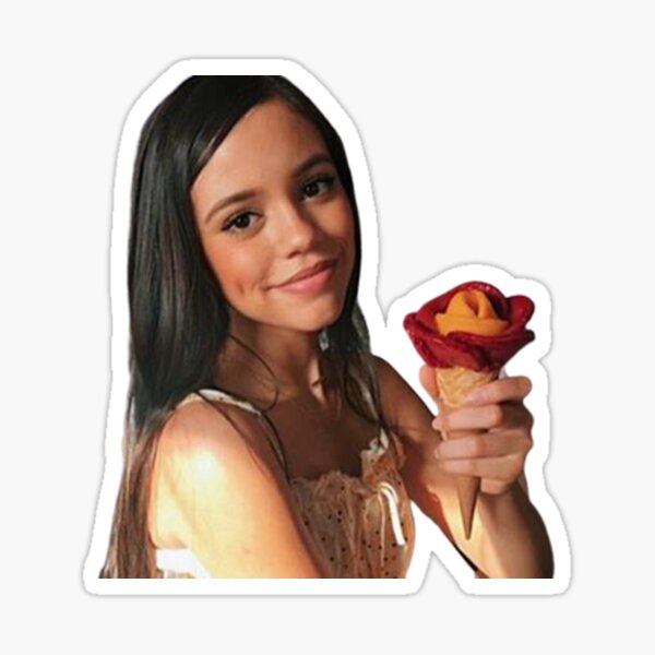 "jenna ortega " Sticker for Sale by BevisytClement | Redbubble