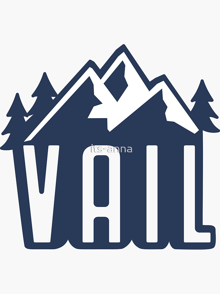 "Vail, CO Mountains" Sticker for Sale by its-anna | Redbubble
