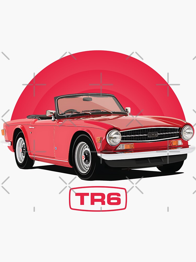 "TR6 Cars" Sticker for Sale by Jrengmav | Redbubble