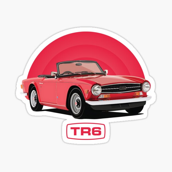 "TR6 Cars" Sticker for Sale by Jrengmav | Redbubble