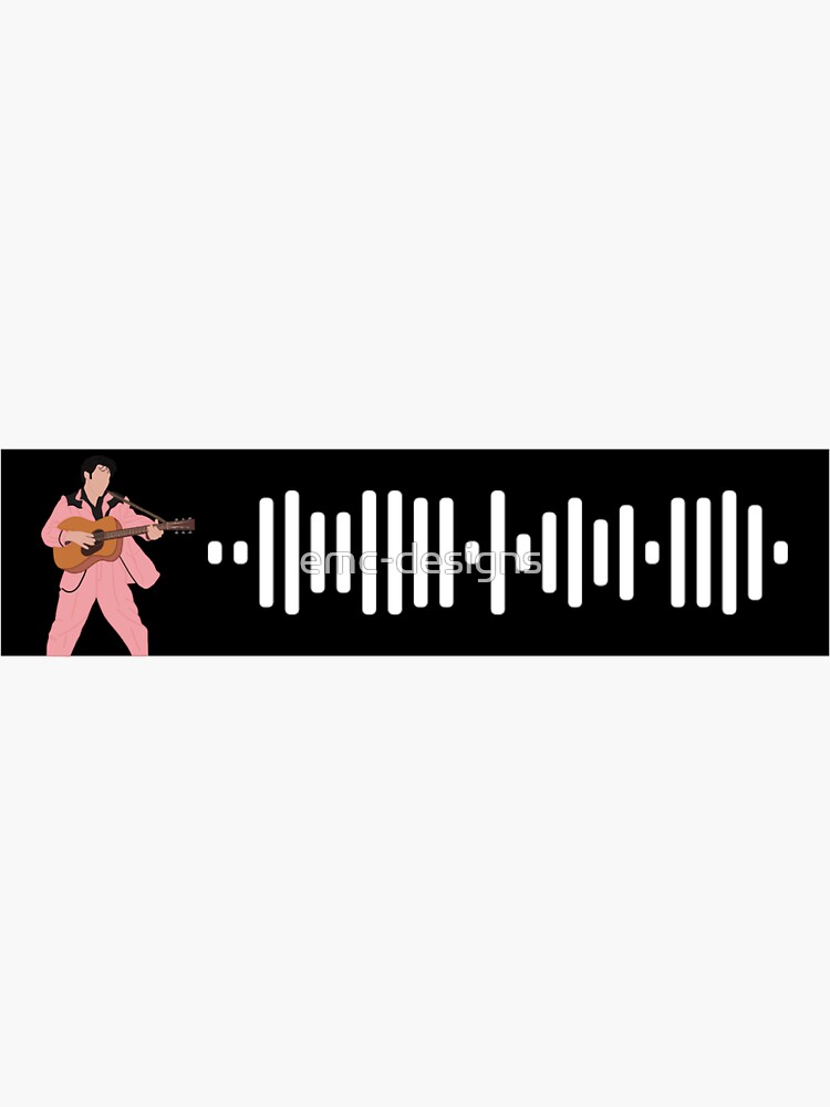 "Baby, Let's Play House Spotify Scan Code" Sticker for Sale by emily ...